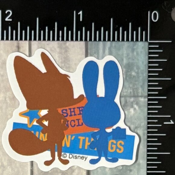 Office | 110 Disney Zootopia Reusable Waterproof Vinyl Sticker Decal ...